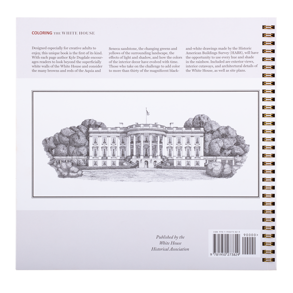 white house coloring picture
