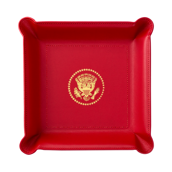 Red Truman Seal Valet Tray – White House Historical Association