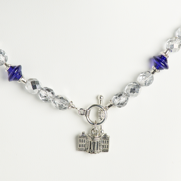 Red, White, and Blue White House Charm Necklace – White House ...