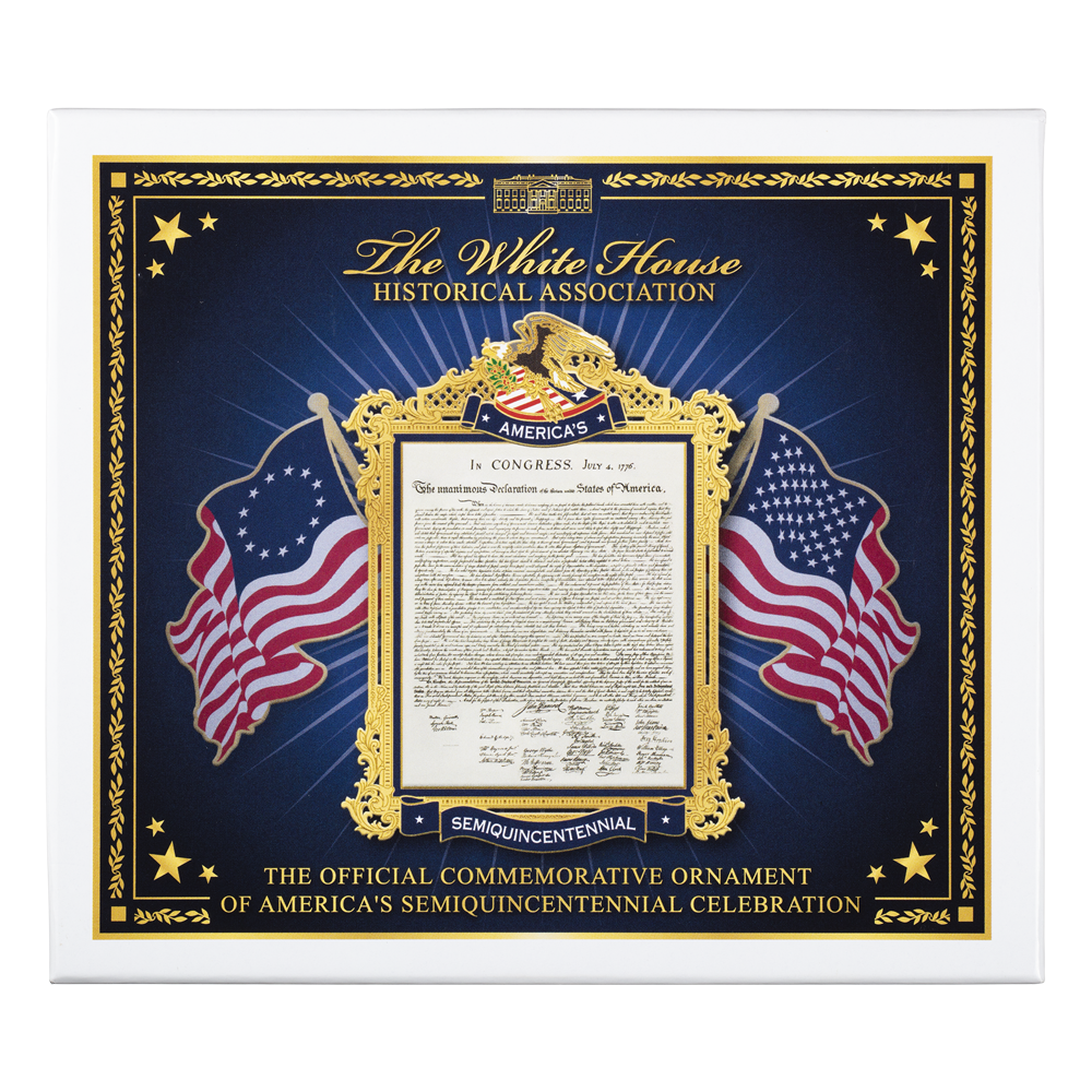 Official Commemorative Ornament of America’s 250th Anniversary – White ...