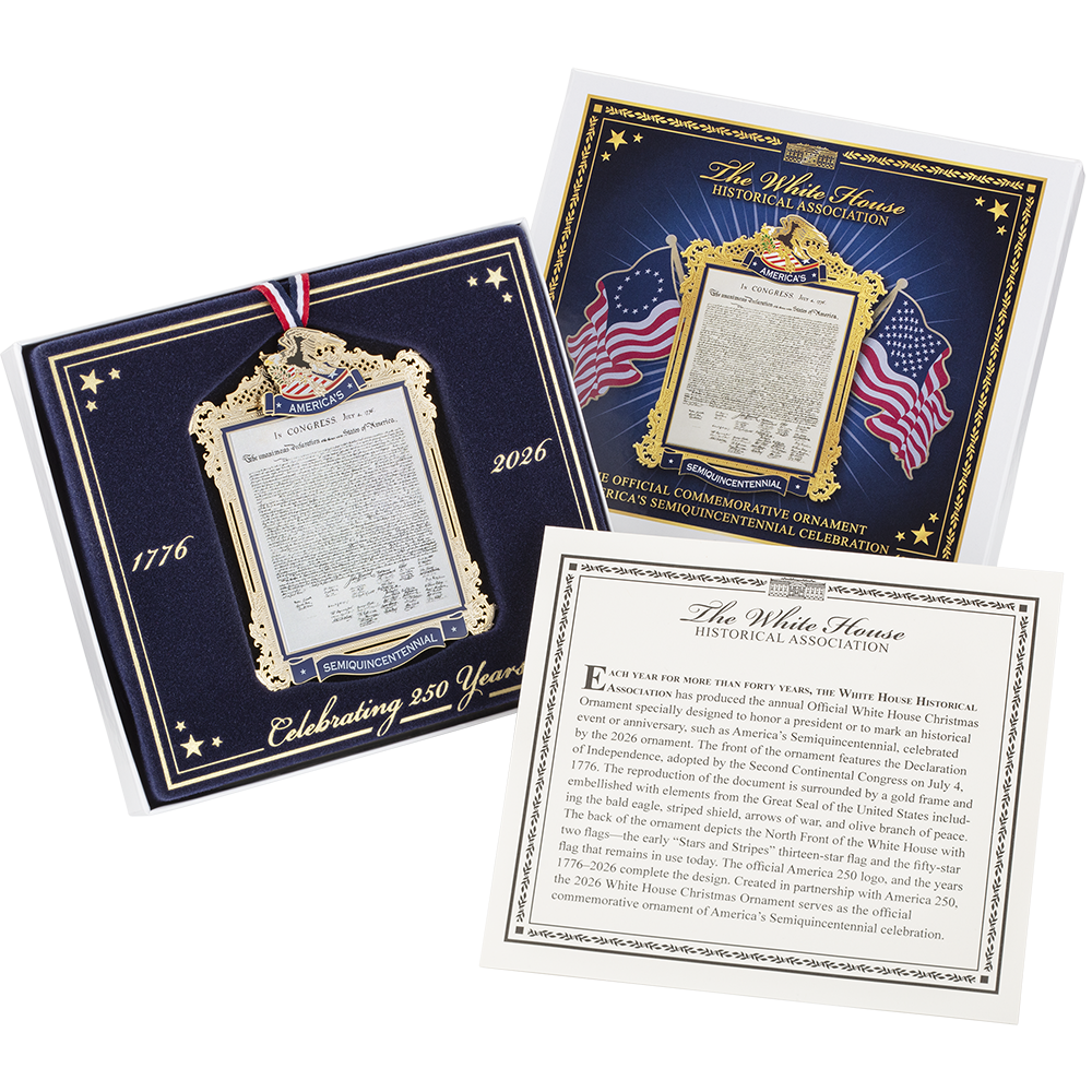 Official Commemorative Ornament of America’s 250th Anniversary – White ...