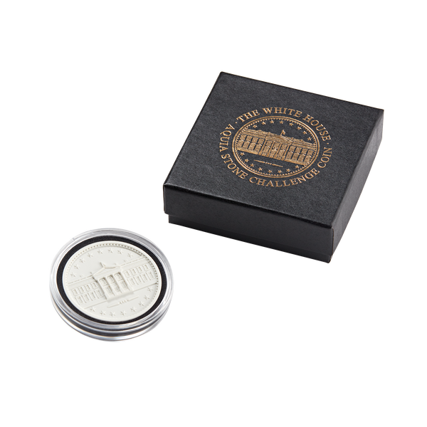 Aquia Stone Challenge Coin – White House Historical Association