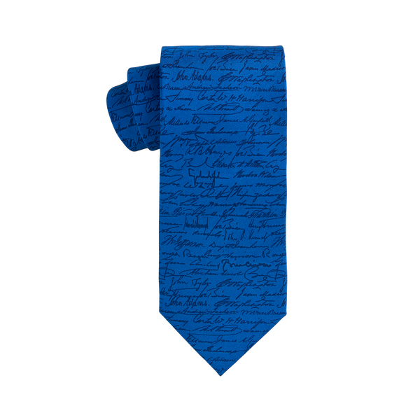 Presidential Signature Tie - Blue – White House Historical Association