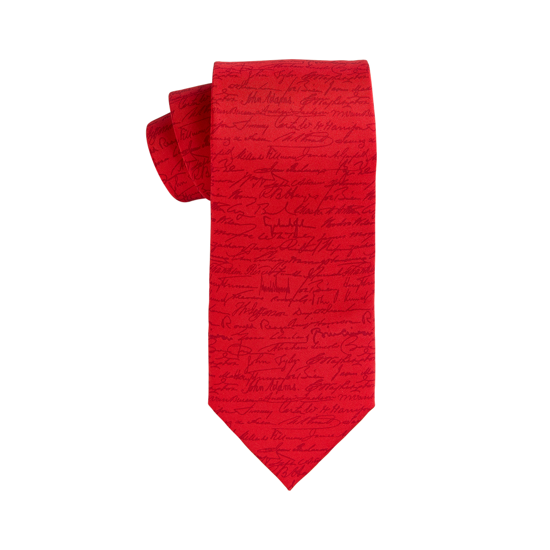 Presidential Signature Tie - Red – White House Historical Association
